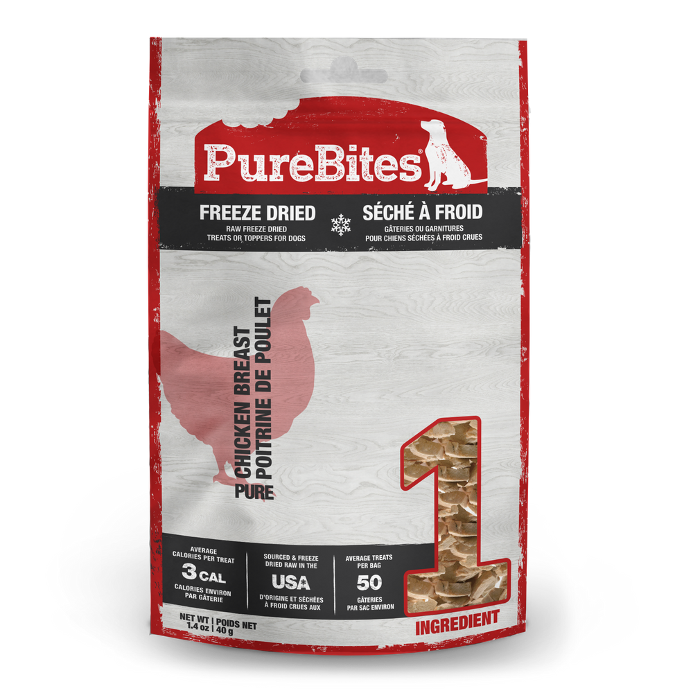 PureBites Chicken Sprinkles Dog Treats, Only 1 Ingredient
